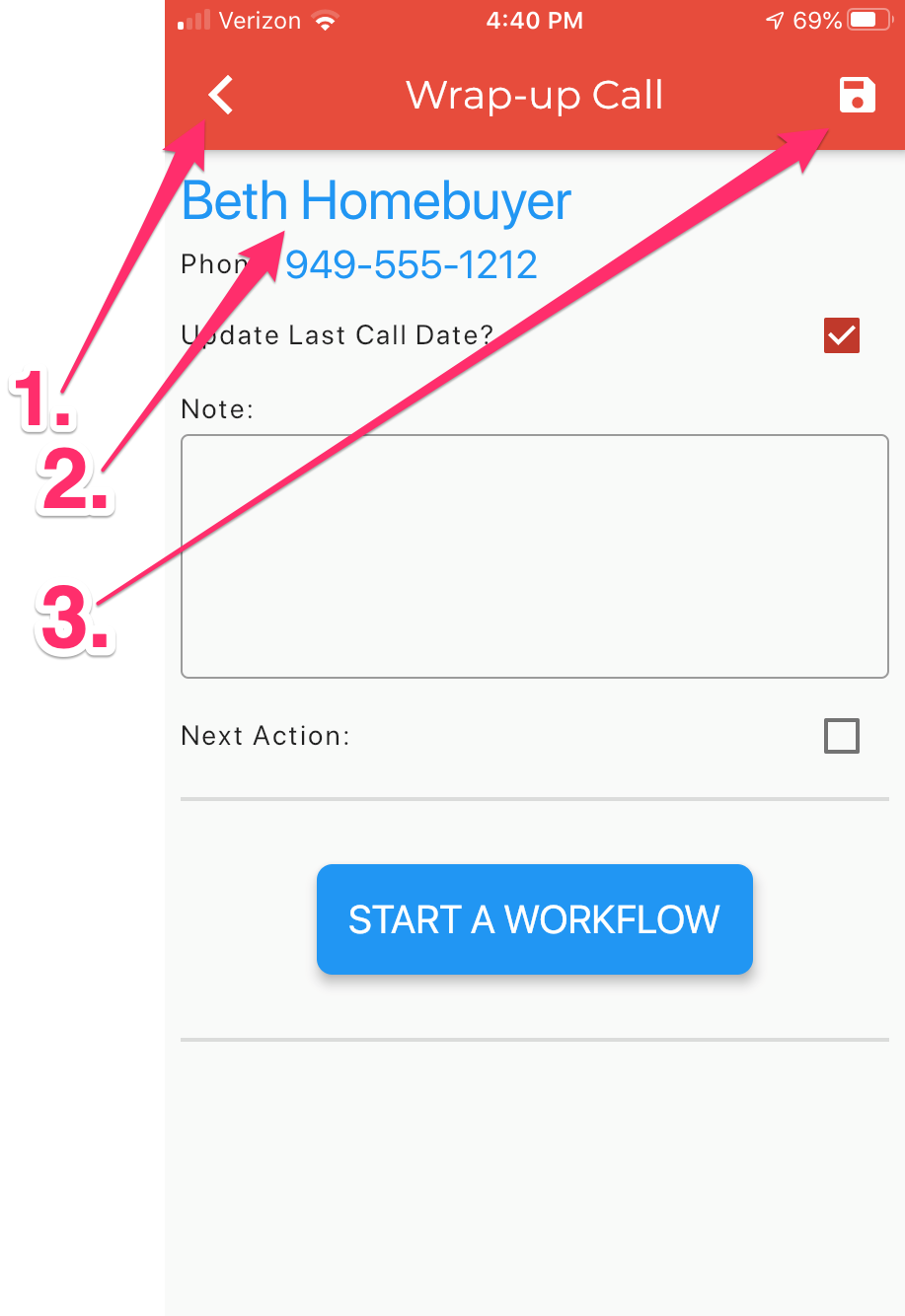 "Wrap it up!" after the call... – Realvolve Help Center